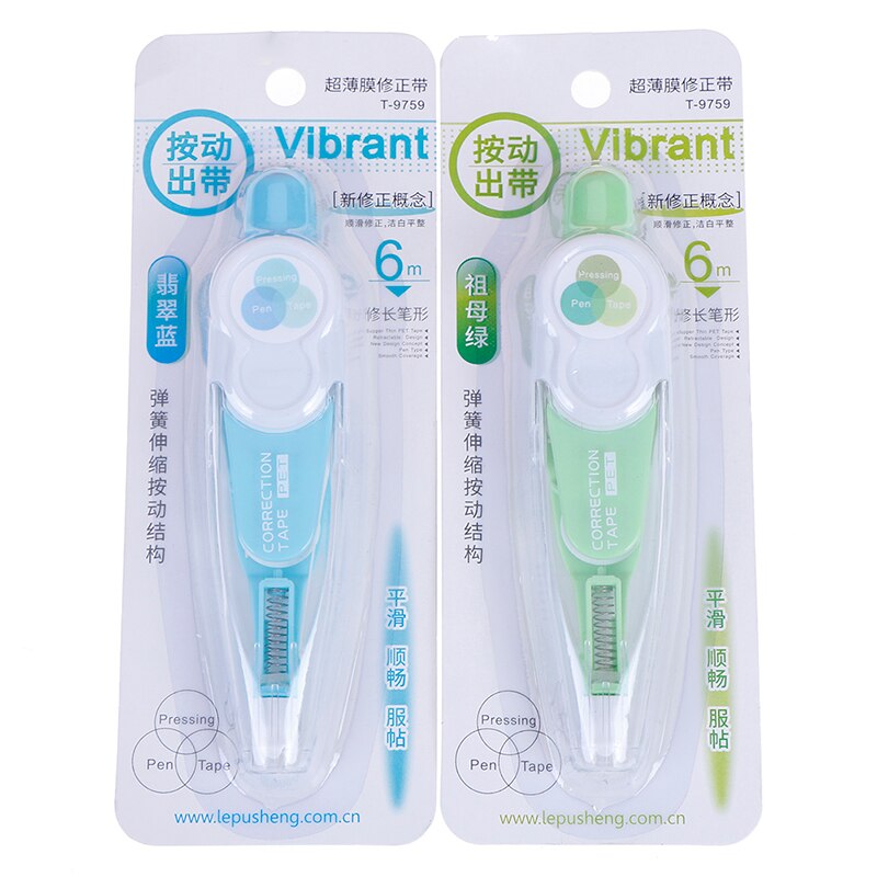 1Pc cute novelty correction tape pen blue green st... – Grandado