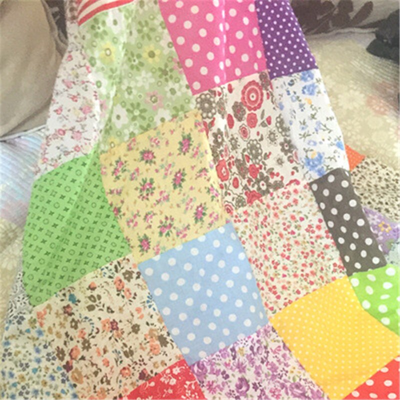 7Pcs 25*25cm Square Crafts Cloth 100% Cotton Fabri... – Grandado