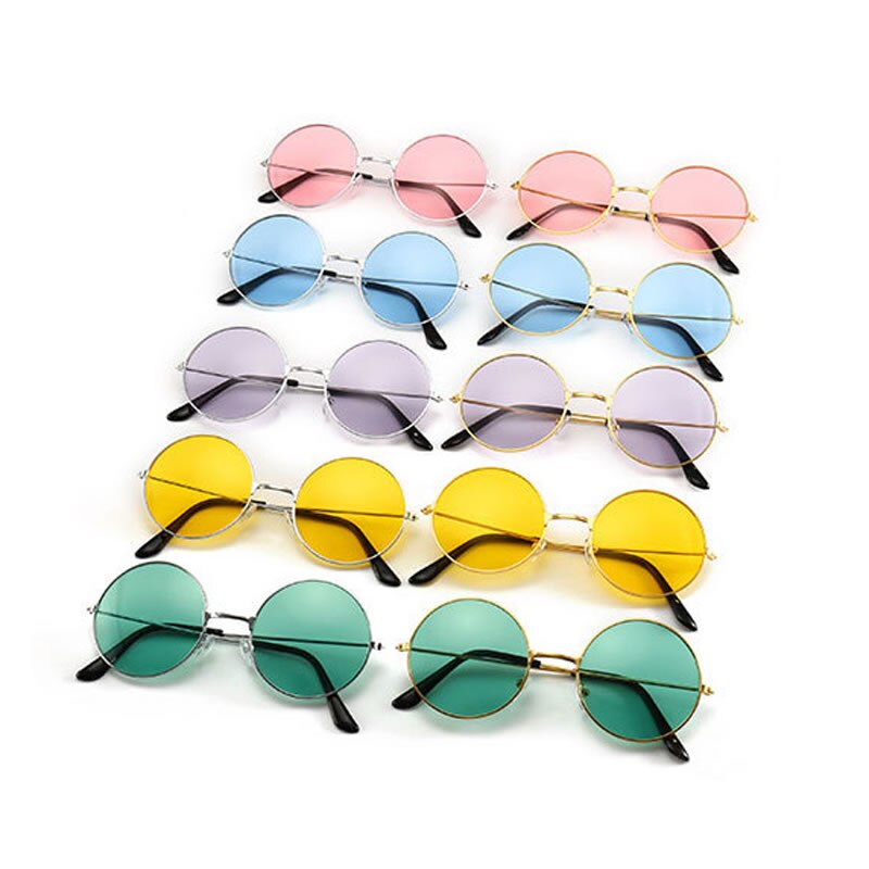 Colored Lenses Sunglasses Metal Frame – Grandado
