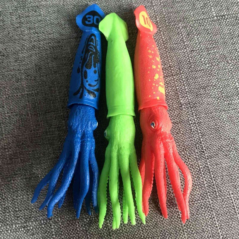 3 Pcs Squid Dive Toys Pool Toys for Kids Throw Und... – Vicedeal