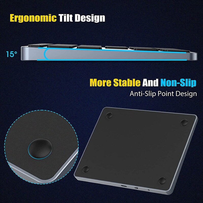 SeenDa Wireless Bluetooth Number Pad for Laptop Re... – Vicedeal