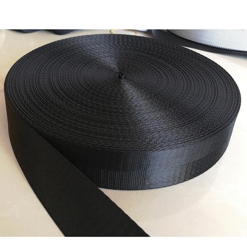 10M/lot 20/25/32/38/50mm Nylon Black Webbing Tape ... – Grandado