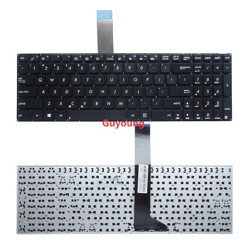 English Laptop US keyboard for Asus K550 A550 Y581... – Grandado