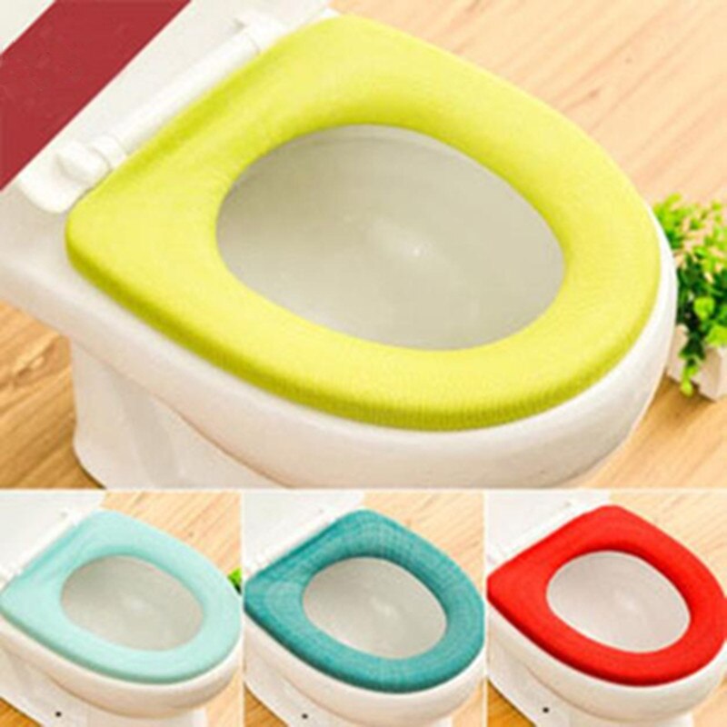 Bathroom Toilet Seat Closestool Washable Soft Warm... – Grandado