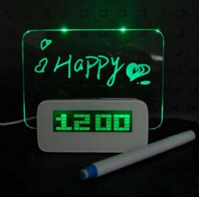 Creativity LED Leave A Message Alarm Clock Student... – Grandado