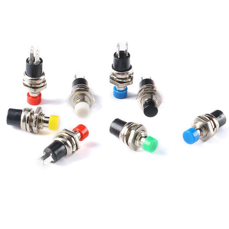 10 Pcs 7 Mm PBS-110 Op/Off Drukknop Ac 220V 0.5A M... – Vicedeal