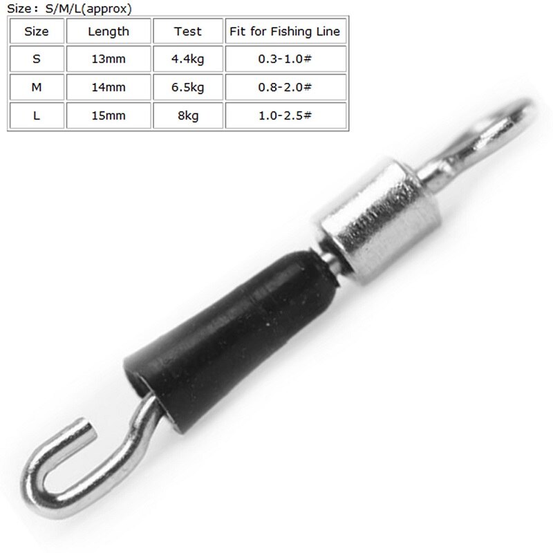 30Pcs Ball Bearing Swivel Solid Ringen Quick Fast ... – Grandado