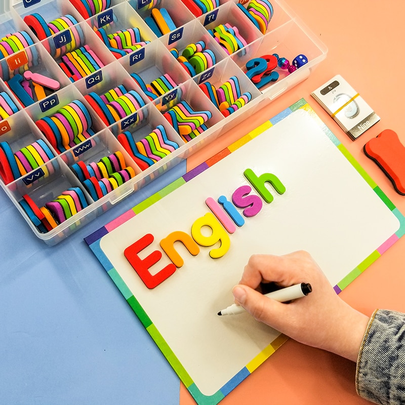 208PCS Magnetic Foam Letters Teaching Aids Alphabe... – Grandado