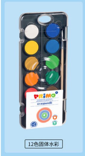 Original Primo 12/24 color Children's solid waterc... – Grandado