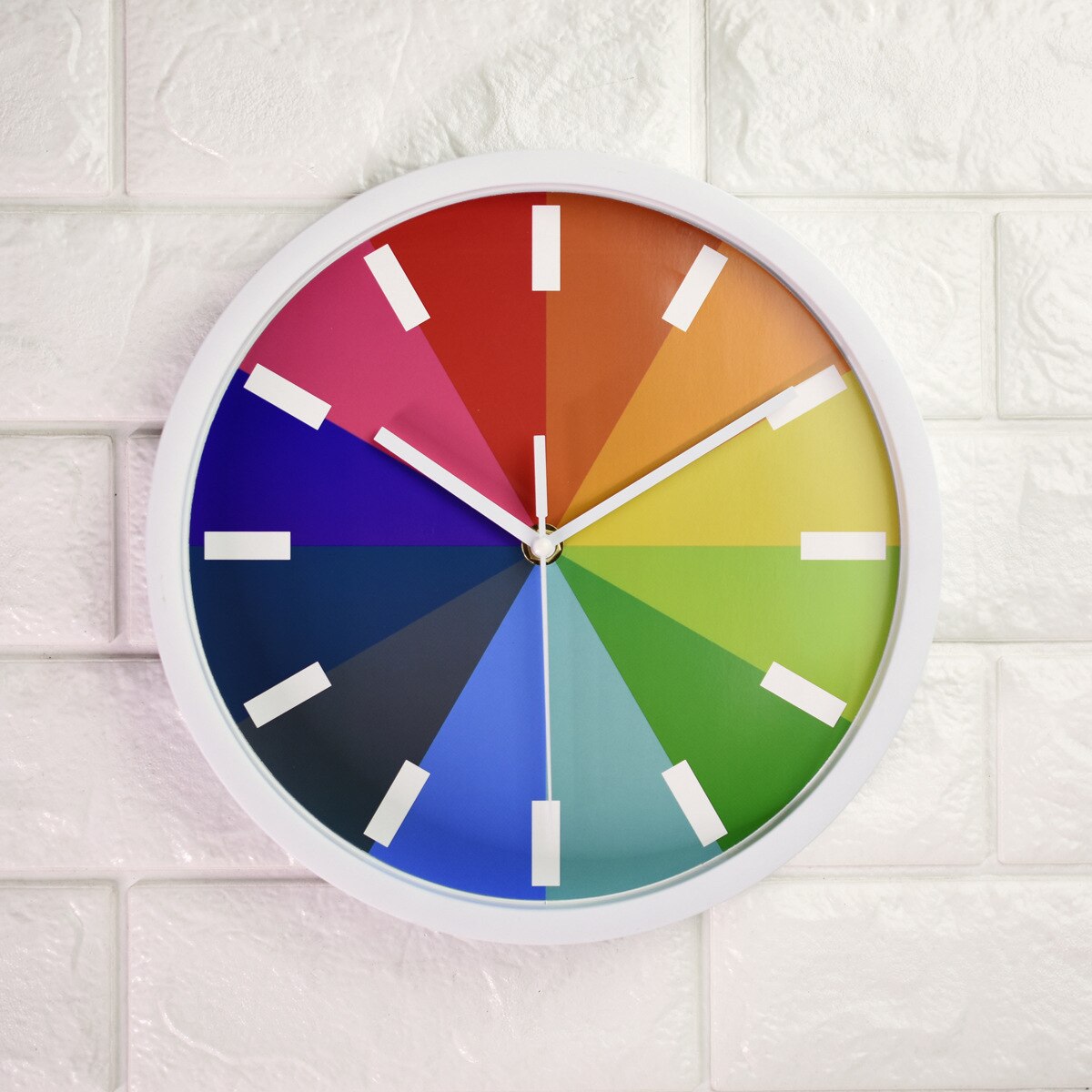 Simple Wall Clock Mute Clock Living Room Bedroom M... – Vicedeal