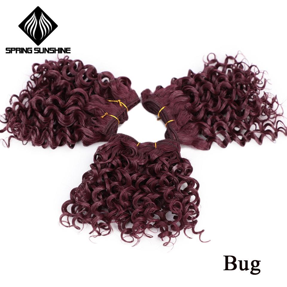 Spring sunshine Ombre Hair Bundles Afro Kinky Curl... – Grandado