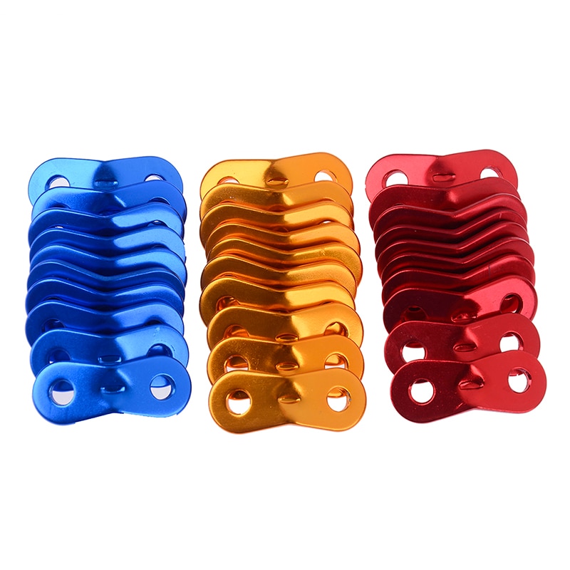 Utomhus 10 st camping aluminiumlegering sladdlöpar... – Vicedeal