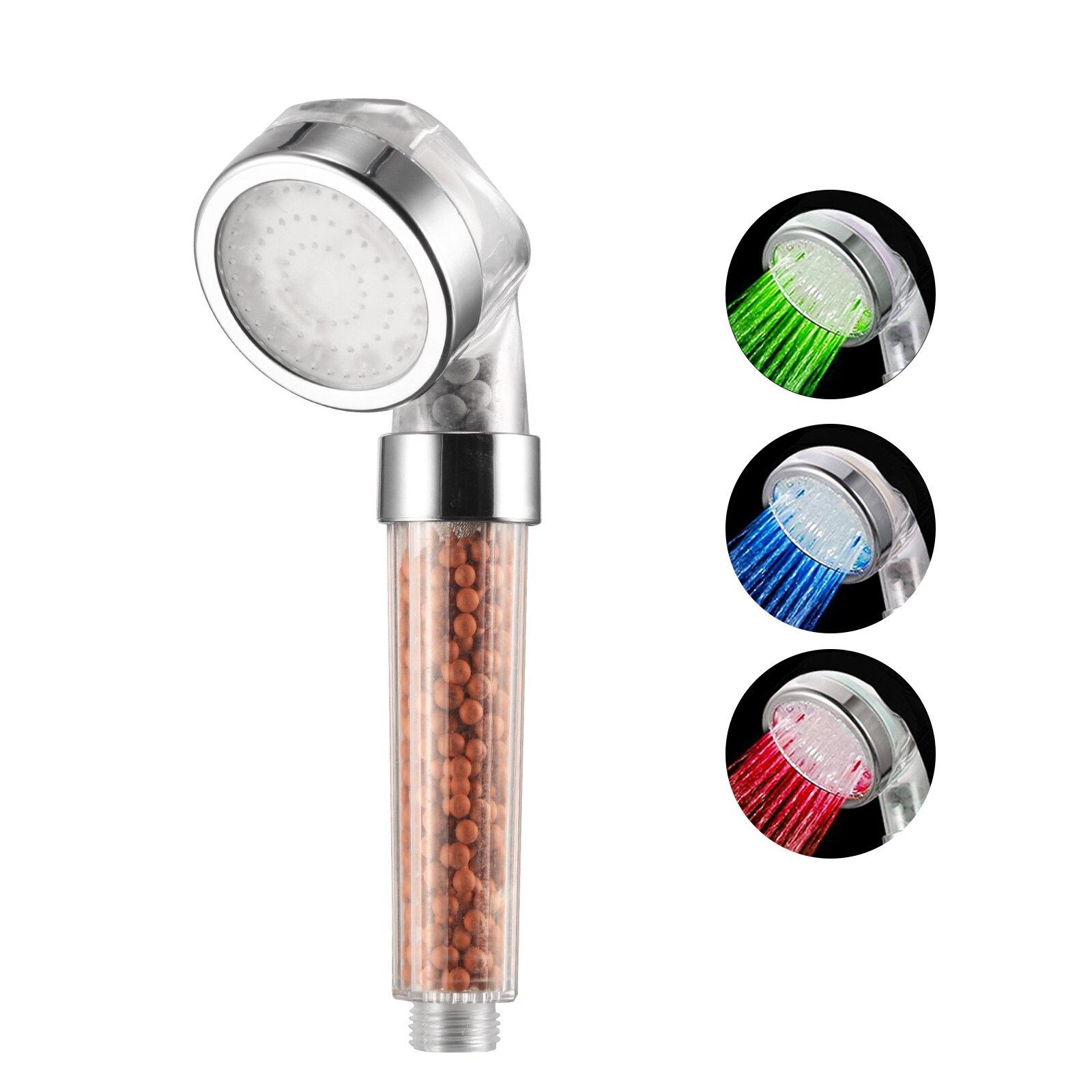 LED Water Temperature Control Shower Head RGB Ligh... – Grandado