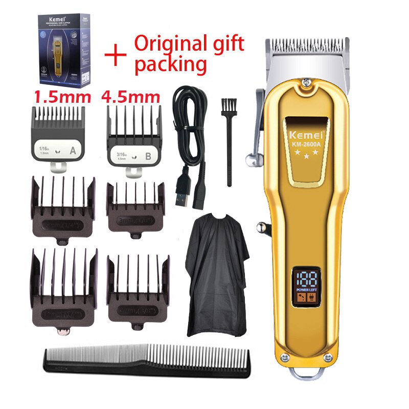 Kemei Professionele Alle-Metalen Tondeuse Haar Sni... – Grandado