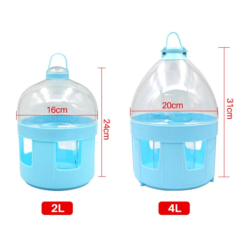 2L/4L Gevogelte Duif Kip Drinken Fles Duif Transpa... – Vicedeal