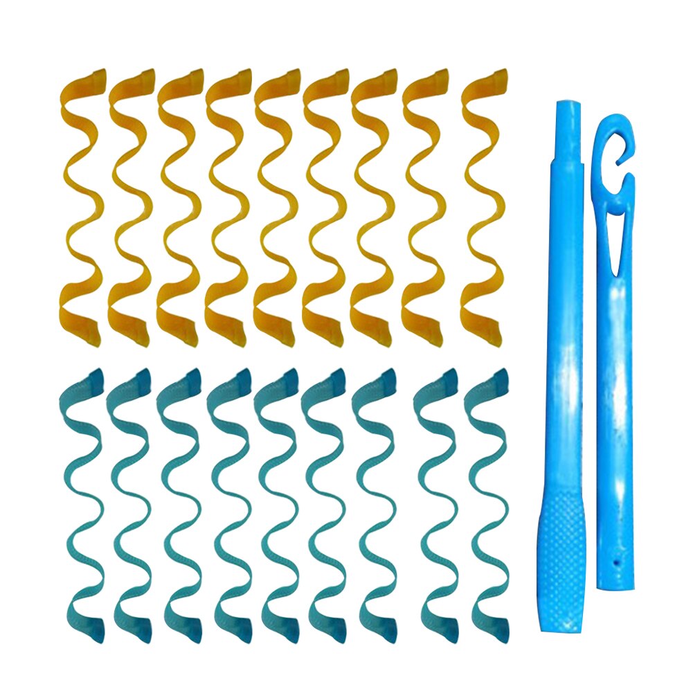 18Pcs DIY Magic Hair Curler Water Wave Magic Curle... – Grandado