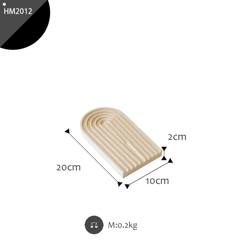 Wood Chopping Block Water Ripple Bread Trays Beech... – Vicedeal