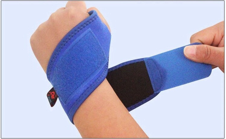 AOLIKES 2 Pcs Sports Wristband Wrist Support Strap... – Vicedeal