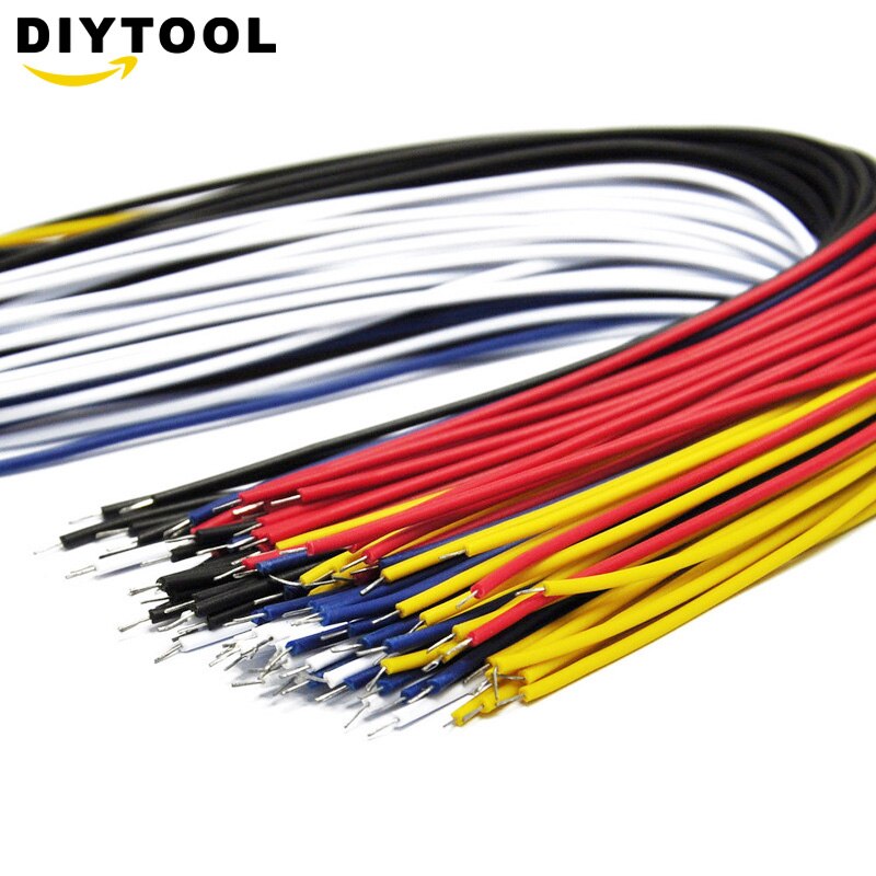 100 stk dobbelthode pcb loddekabel 20cm breadboard... – Vicedeal