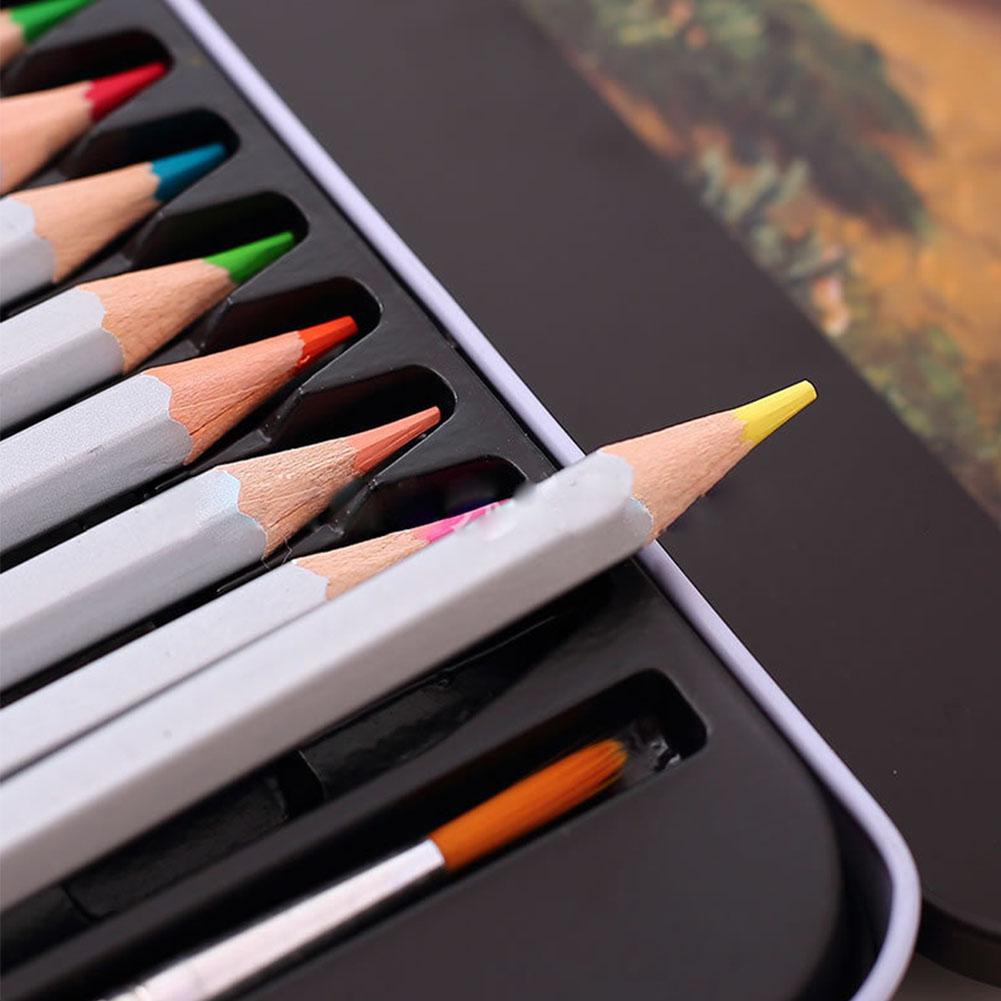 24 Colors Water-soluble Lead Pencils Set Drawing C... – Grandado