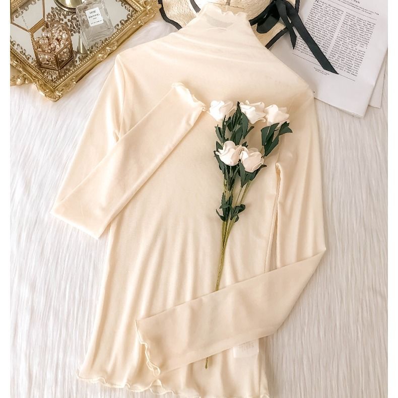 Transparent Korean Loose Women Lace Blouse 3 Color... – Grandado