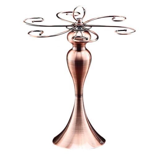 Wood Base Wine Glass Frame Table Artistic Hook Met... – Grandado