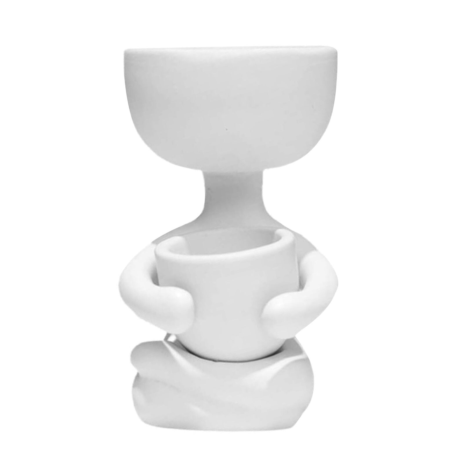 Ceramic Flowerpot Humanoid Crafts Decoration Nordi... – Vicedeal