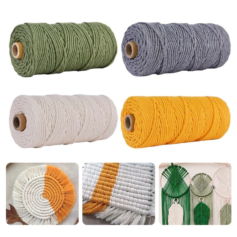 Cordón de macramé de 3mm y 109 yardas, cuerda de h... – Grandado