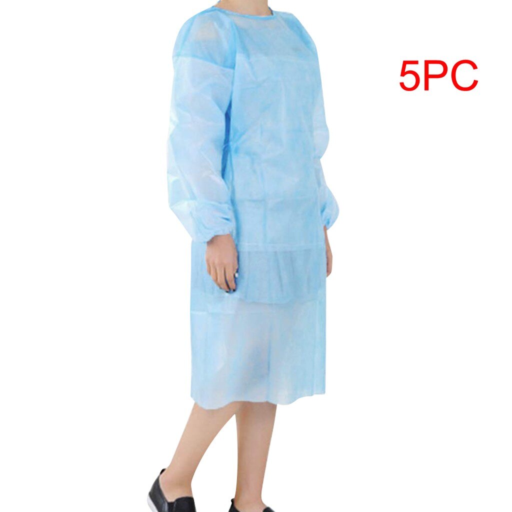 5 PC Disposable Lsolation Clothes Security Gown Ov... – Grandado