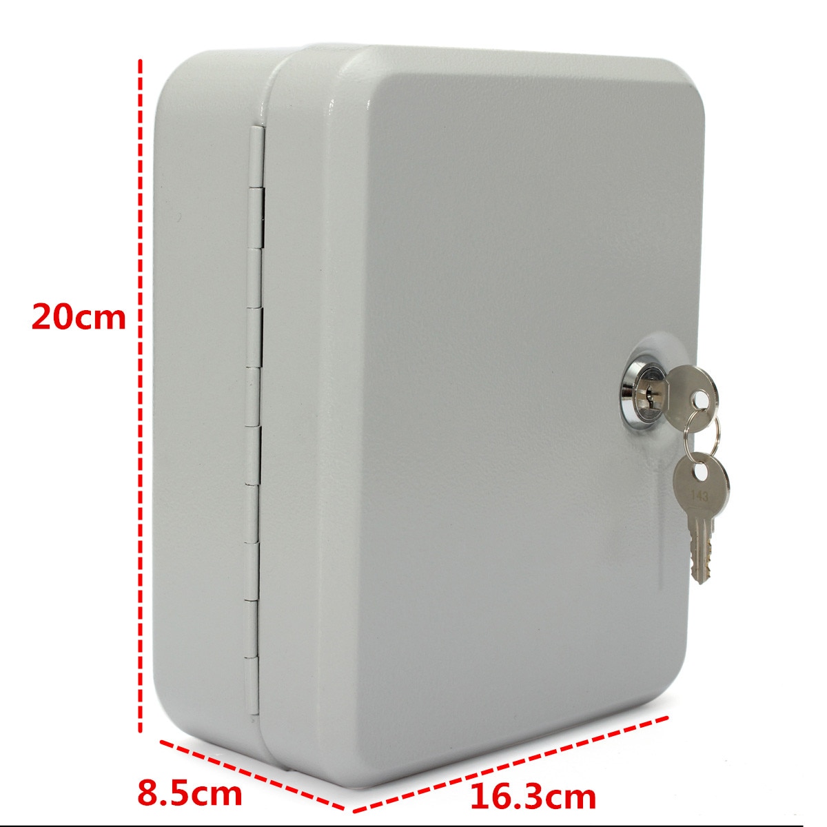 20 Hook Metal Wall Mount Lockable Security Metal K... – Grandado