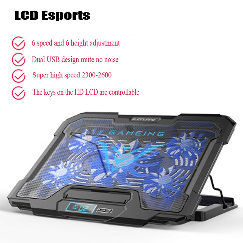 Folding Laptop Radiator Game Computer Base Air-coo... – Grandado