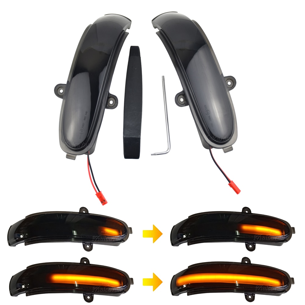 Dynamic Turn Signal LED Side Mirror Indicator Blinker Sequential Light ...