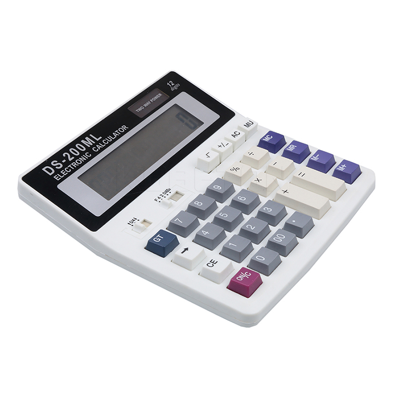 Calculator Solar Battery Dual Power Simple 12-bit ... – Grandado