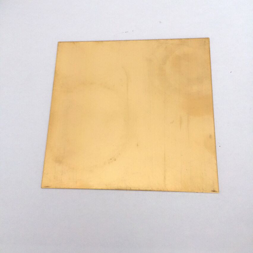 100x100x4mm H62 high tenacity Brass Plate Building... – Vicedeal