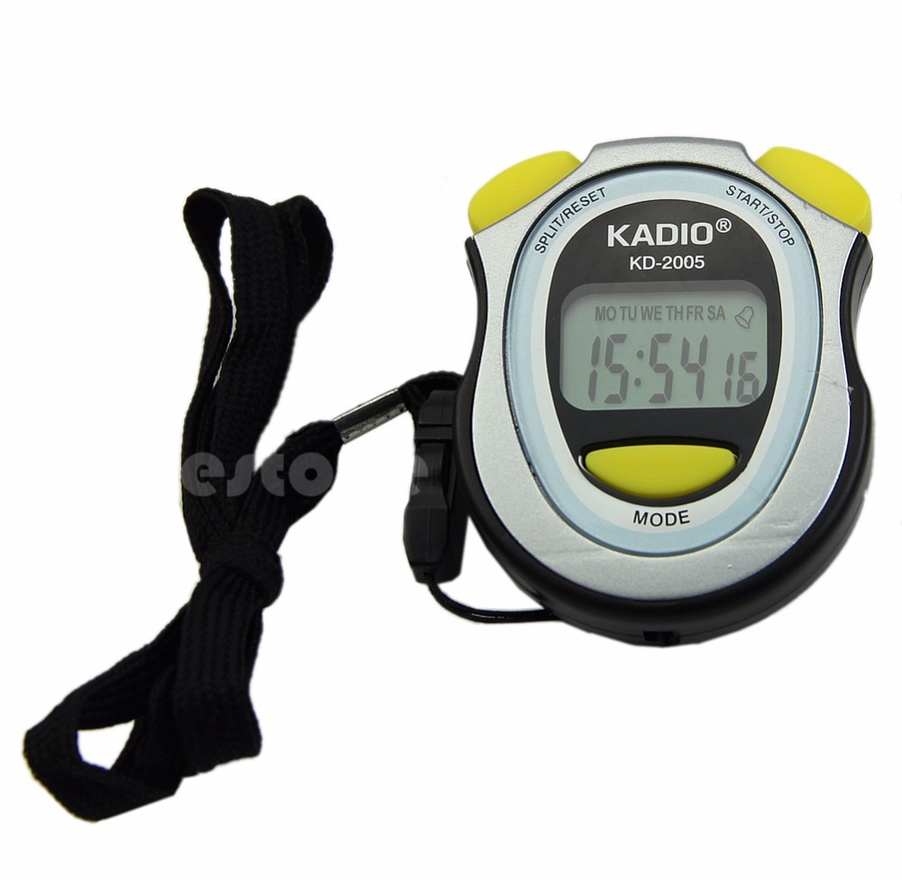 Handheld Digital LCD Sports Stopwatch Counter Time... – Grandado Handheld Digital LCD Sports Stopwatch Counter Time... – Grandado