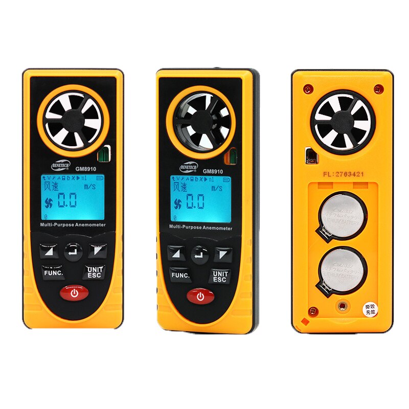 GM8910 Multi-functional digital anemometer tempera... – Grandado