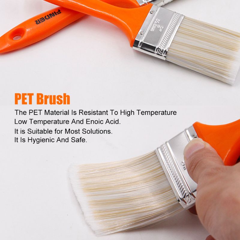 House Decorative Paint Brush Acrylic Oil Wooden Bu... – Grandado