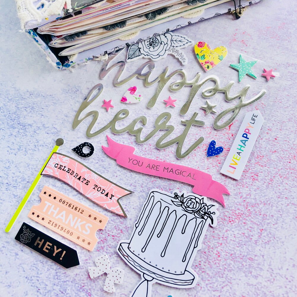 CRZCrafter Foam Stickers Foil Self Adhesive Embell... – Vicedeal