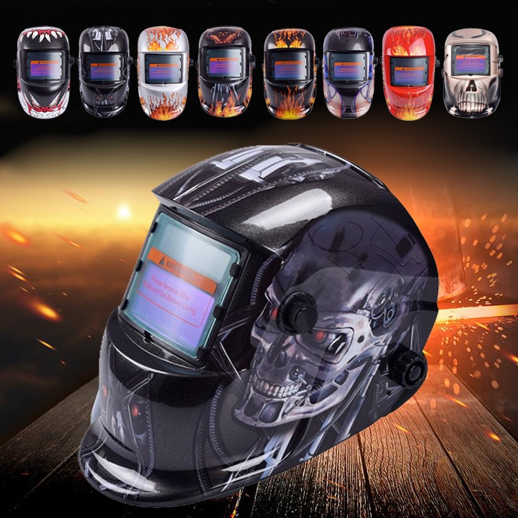 Casque de soudage avec obscurcissement automatique... – Grandado