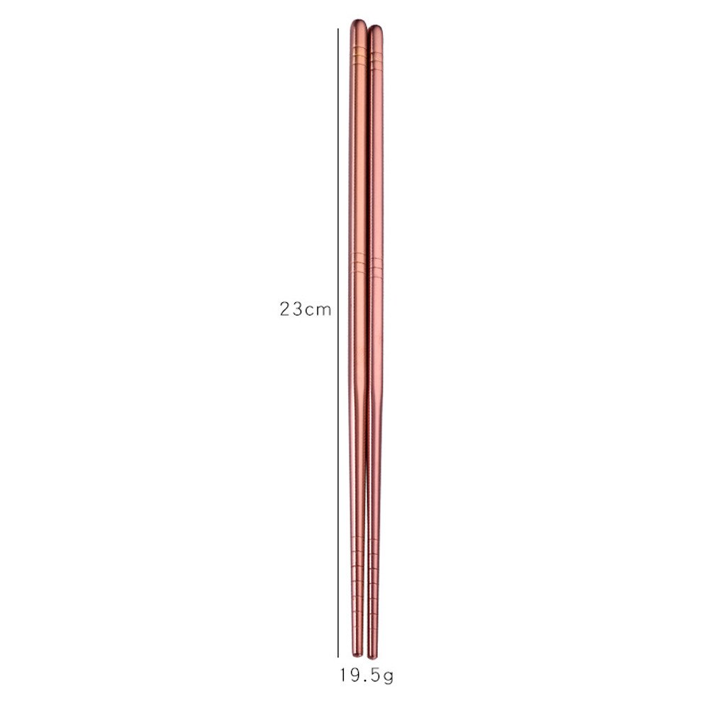 1 Pair Stainless Steel 23cm Chopsticks Kitchen Tab... – Vicedeal