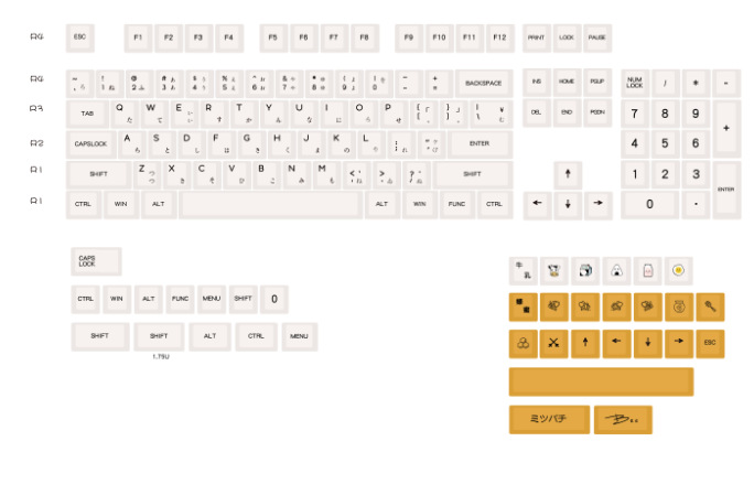 Mechanical Keyboard DIY DYE SUB PBT Honey Milk The... – Vicedeal