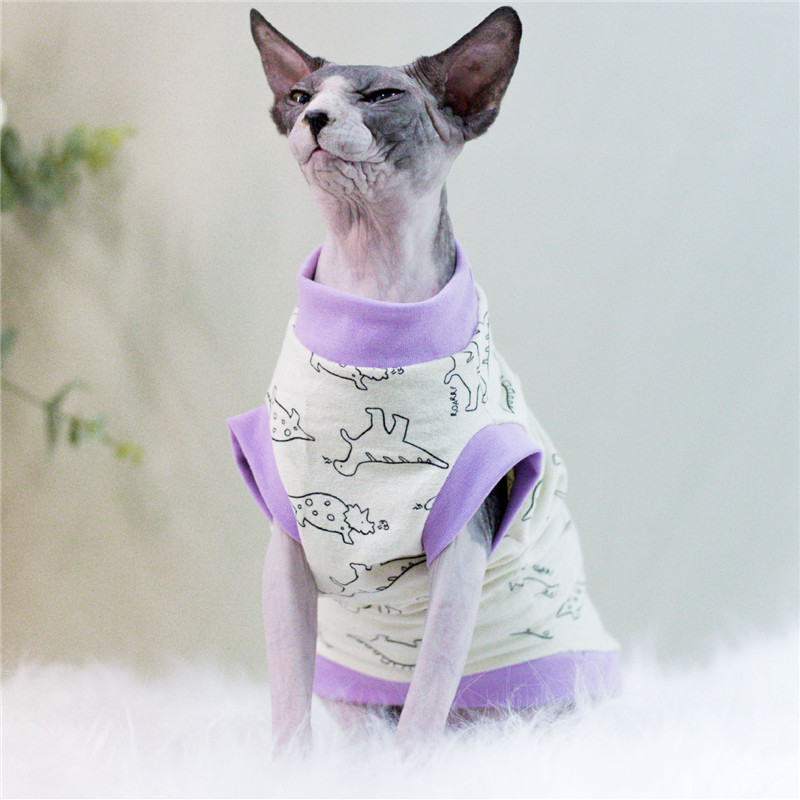 sphynx cat clothes Cat Clothes Spring Summer Cat A... – Vicedeal