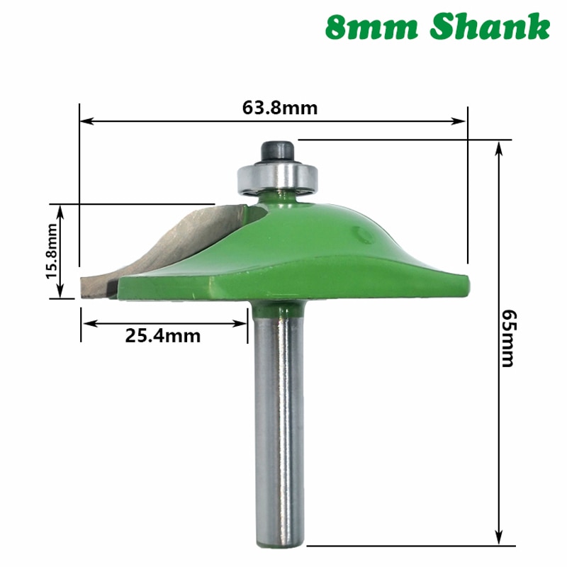 3Pcs 8Mm Shank Door Panel Cabinet Tenon Router Bit... – Grandado
