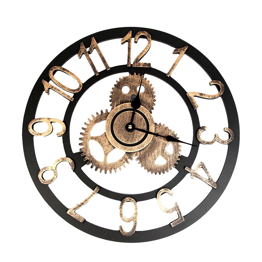 Industrial Style Vintage Horloge Clock European St... – Vicedeal