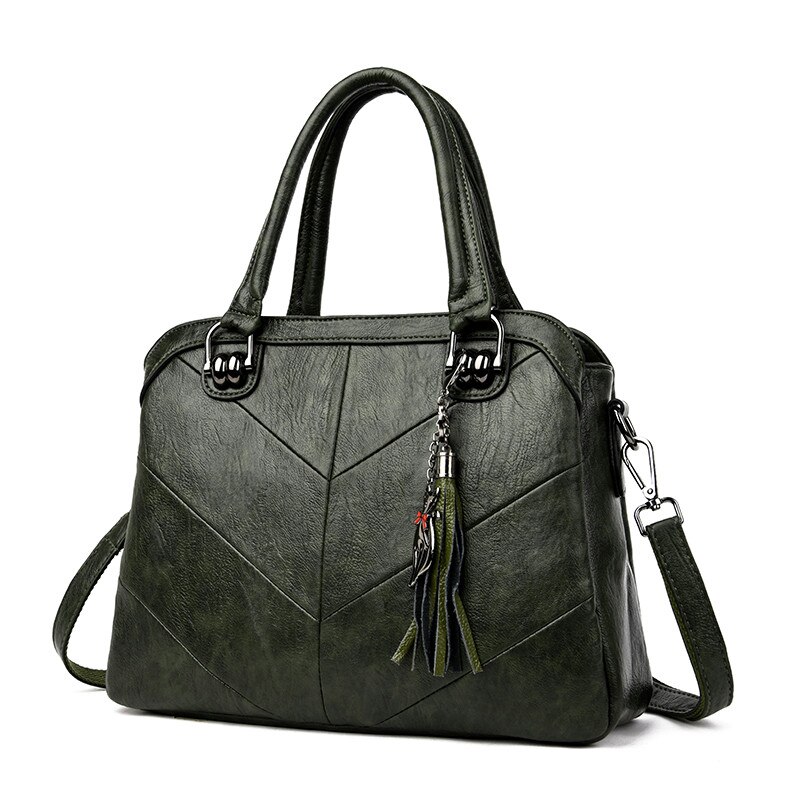 Luxury Women Handbags with Short Handles Black PU ... – Grandado