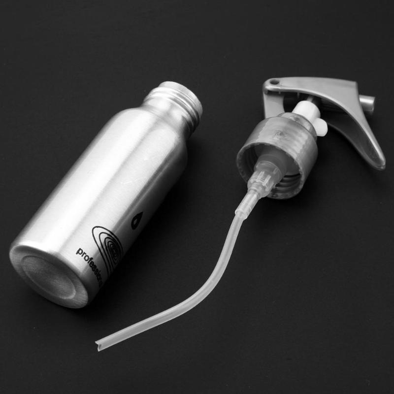 60ml Mini Matte Silver Aluminum Spray Atomiser Applicator Bottles Hair ...