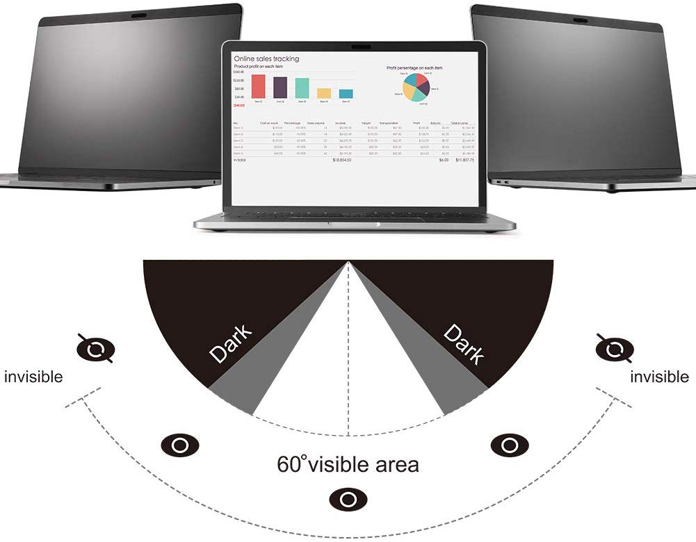 Magnetische Privacy Filter Schermen film met Webca... – Grandado