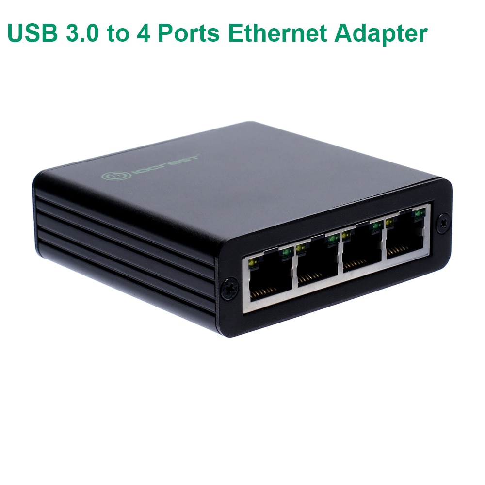USB3.0 to 4 Ports ethernet controller adapter 10/1... – Grandado