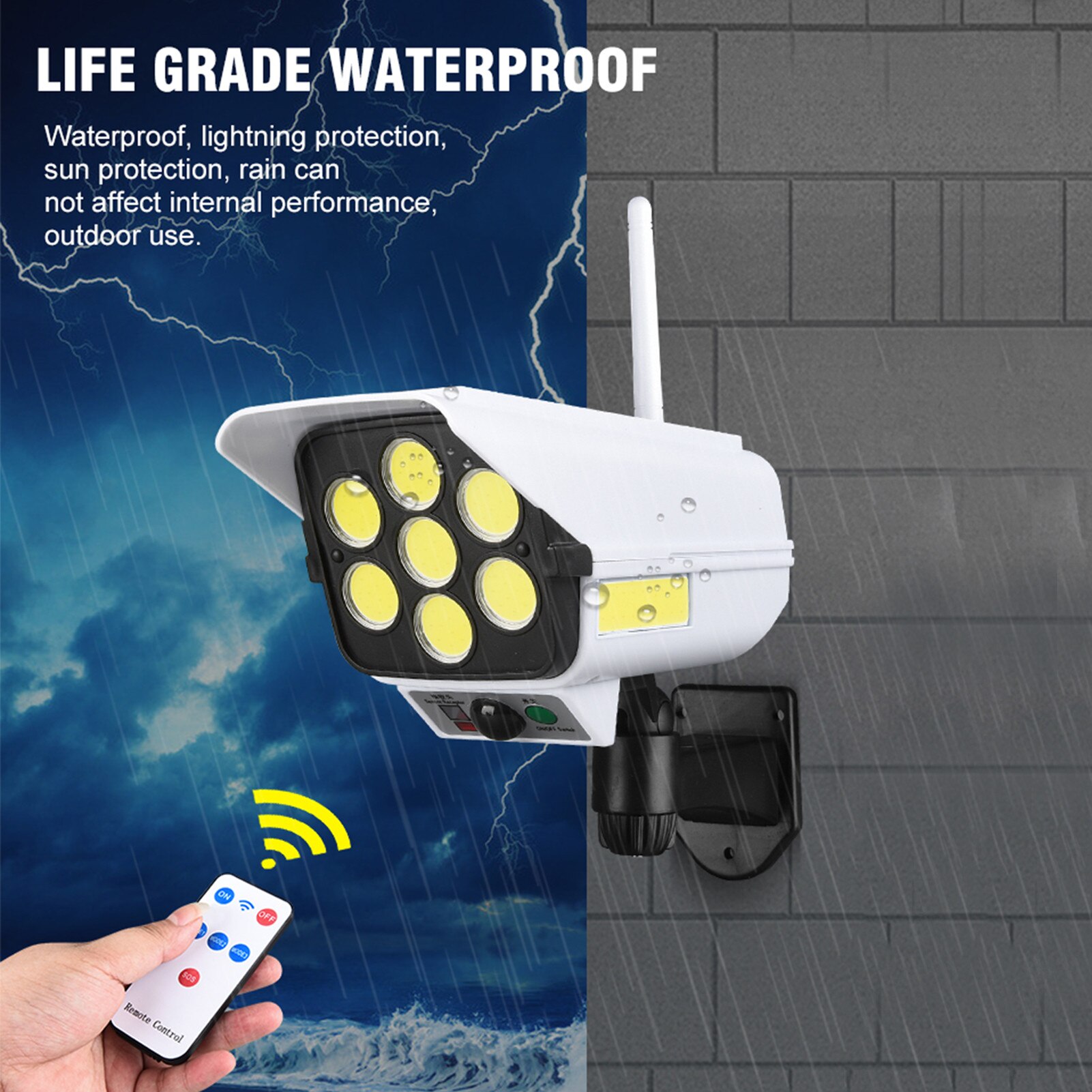 Solar Wall Light Human Induction Waterproof Street... – Grandado