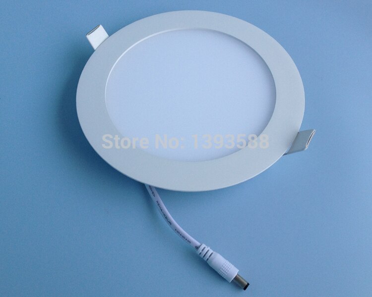 12w led panel lys slim rund downlight 2835 smd ac... – Vicedeal